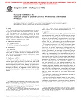 ASTM C584-81(1999) 10.10.1999 | technische Norm | Technormen