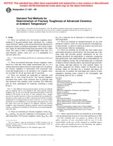 ASTM C1421-99 10.10.2001 | technische Norm | Technormen