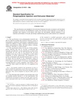 ASTM D4101-06a 1.10.2006 | technische Norm | Technormen