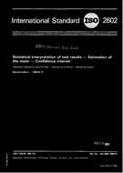 ISO 2602:1980 1.2.1980 | technische Norm | Technormen